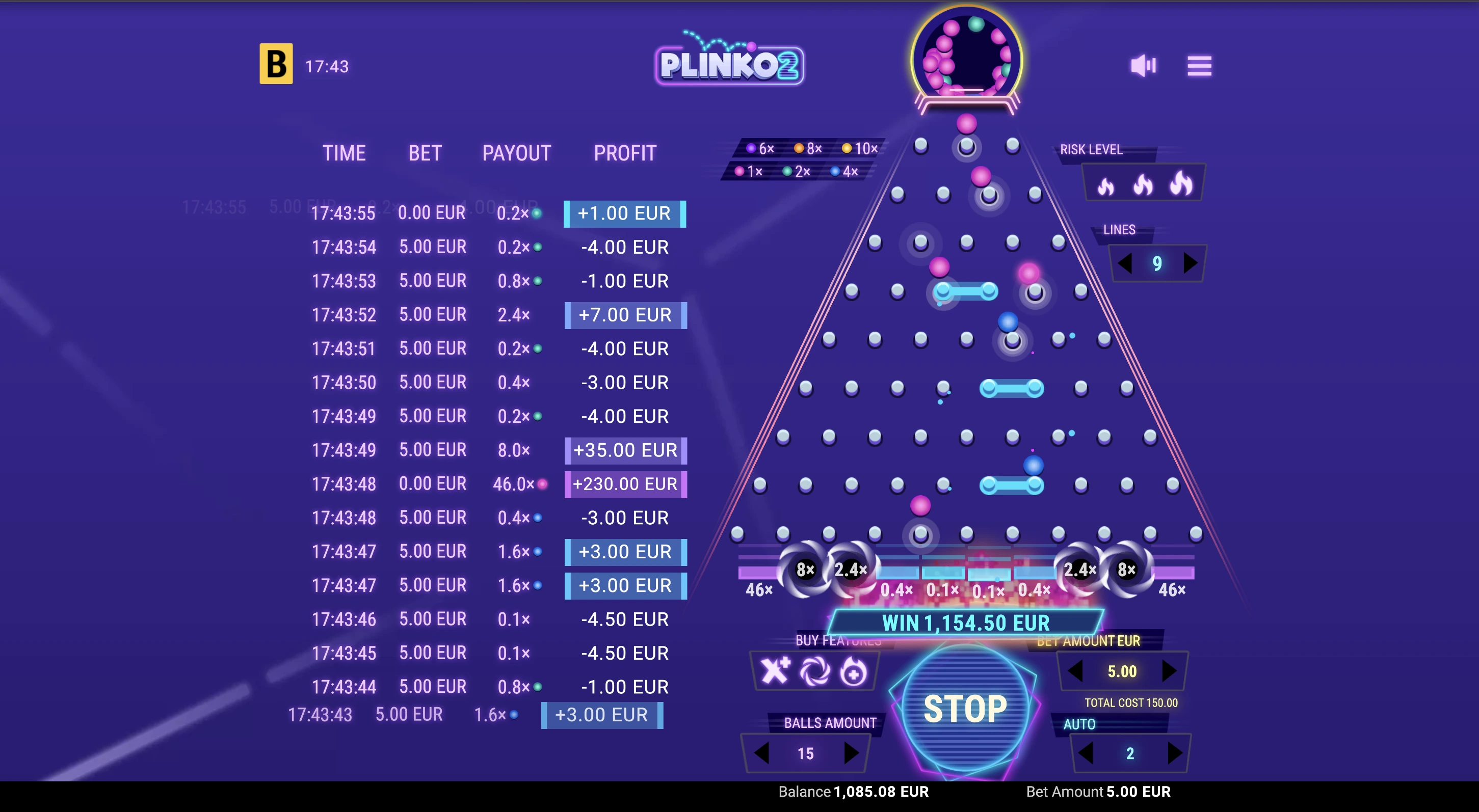 Plinko 2 – Review & Free Play | BGaming